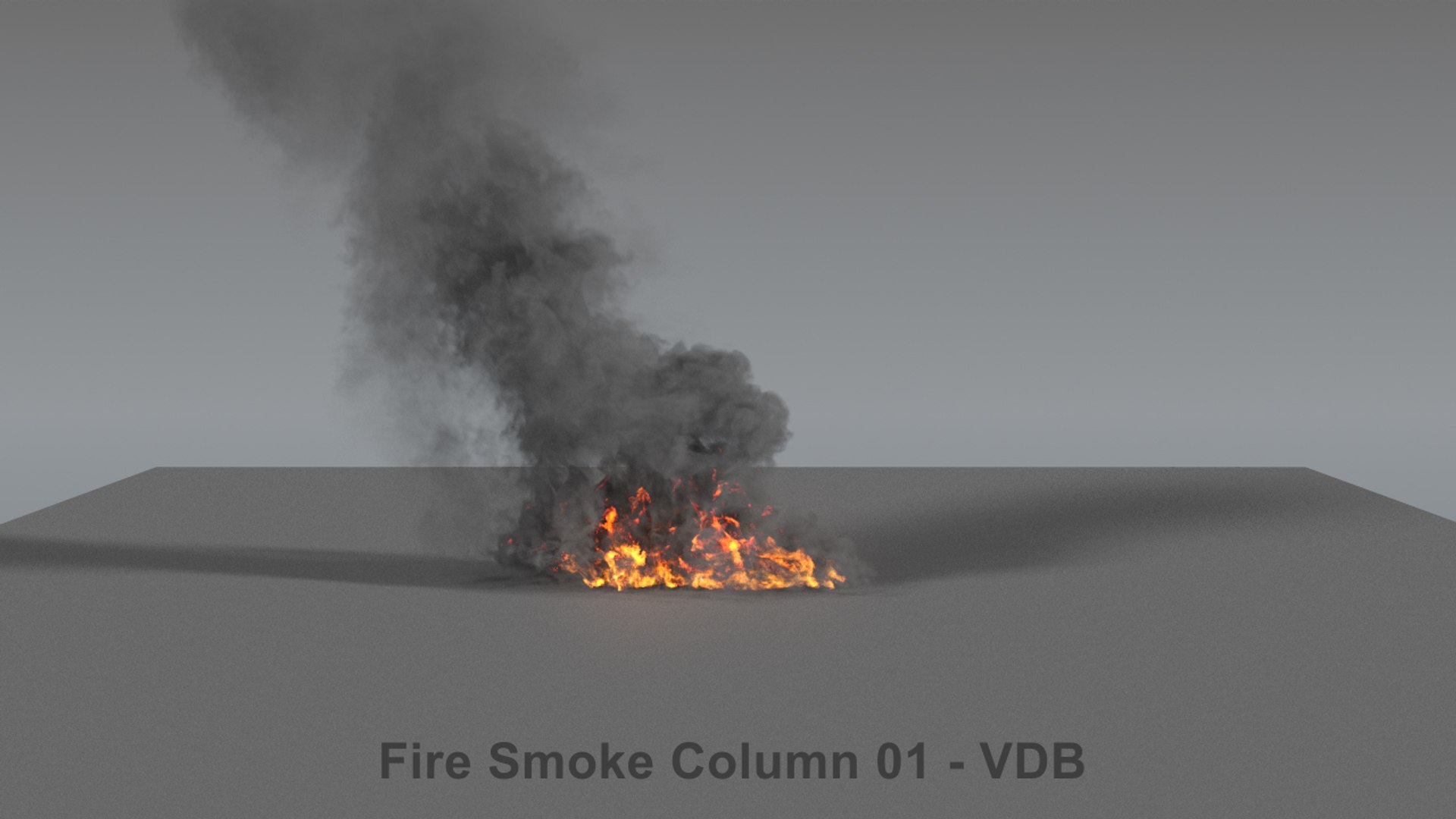 3D model smoke column - TurboSquid 1503026