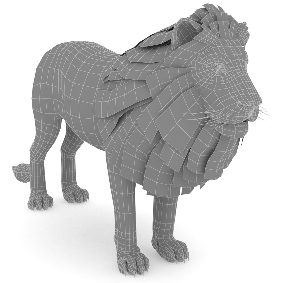 Lion 3D Model - TurboSquid 1165115