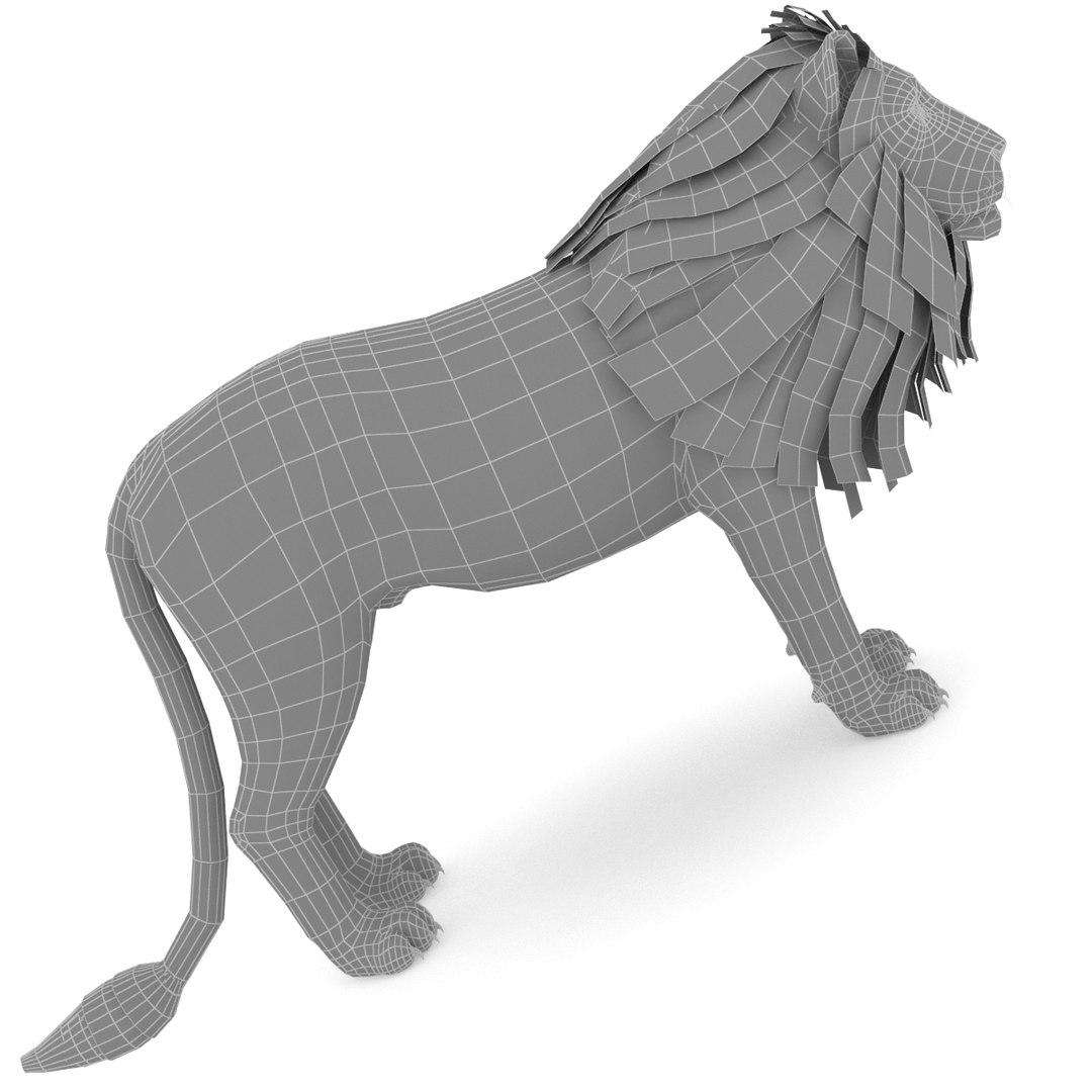 Lion 3D Model - TurboSquid 1165115