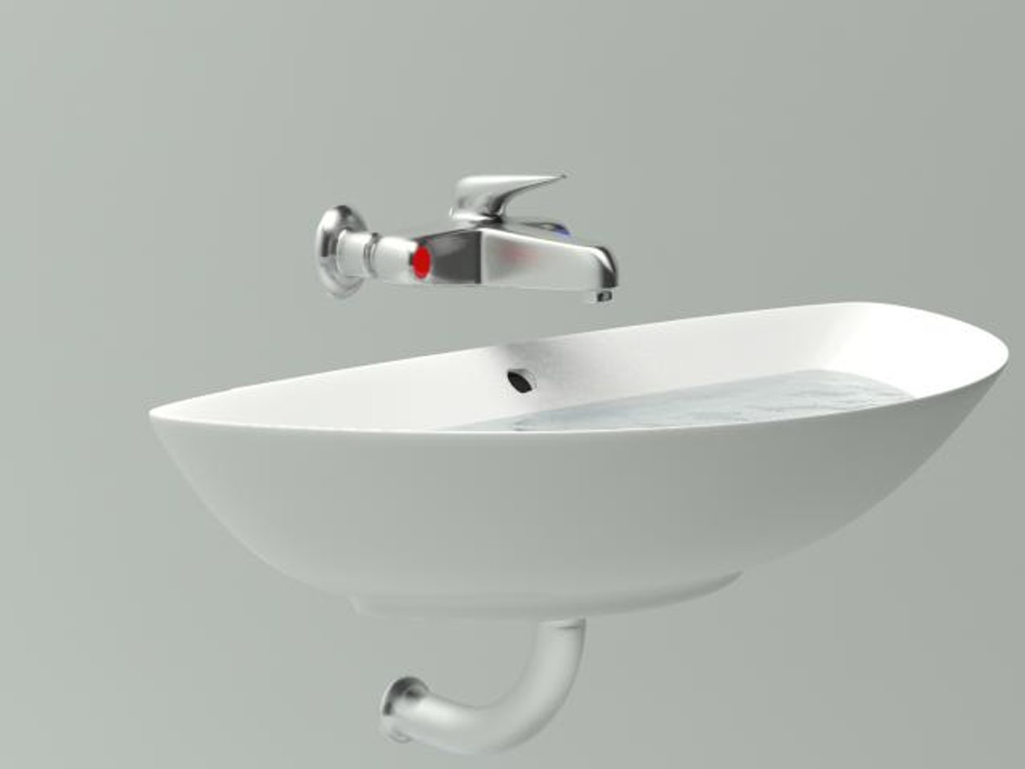 3d model sink tap