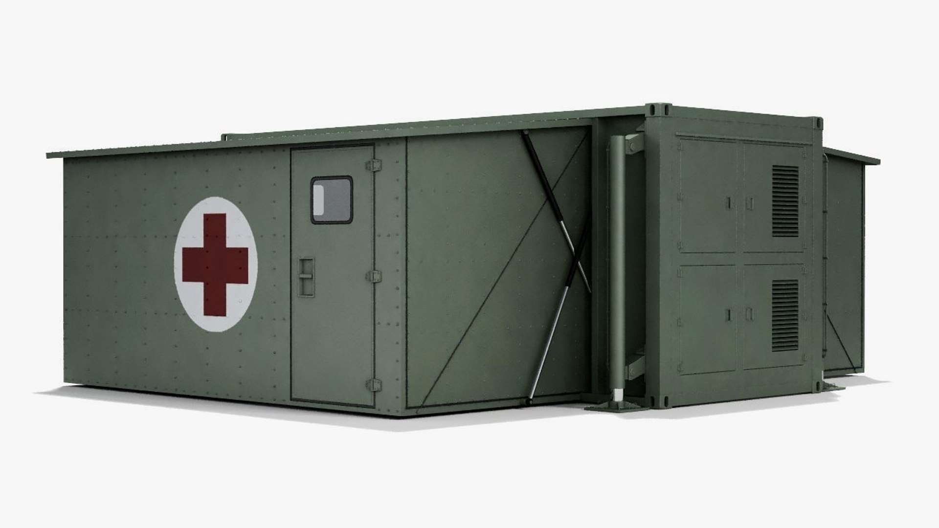 3D mobile hospital - TurboSquid 1378731