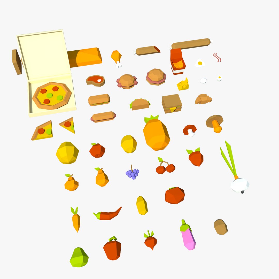 Food 3D Model - TurboSquid 1333594