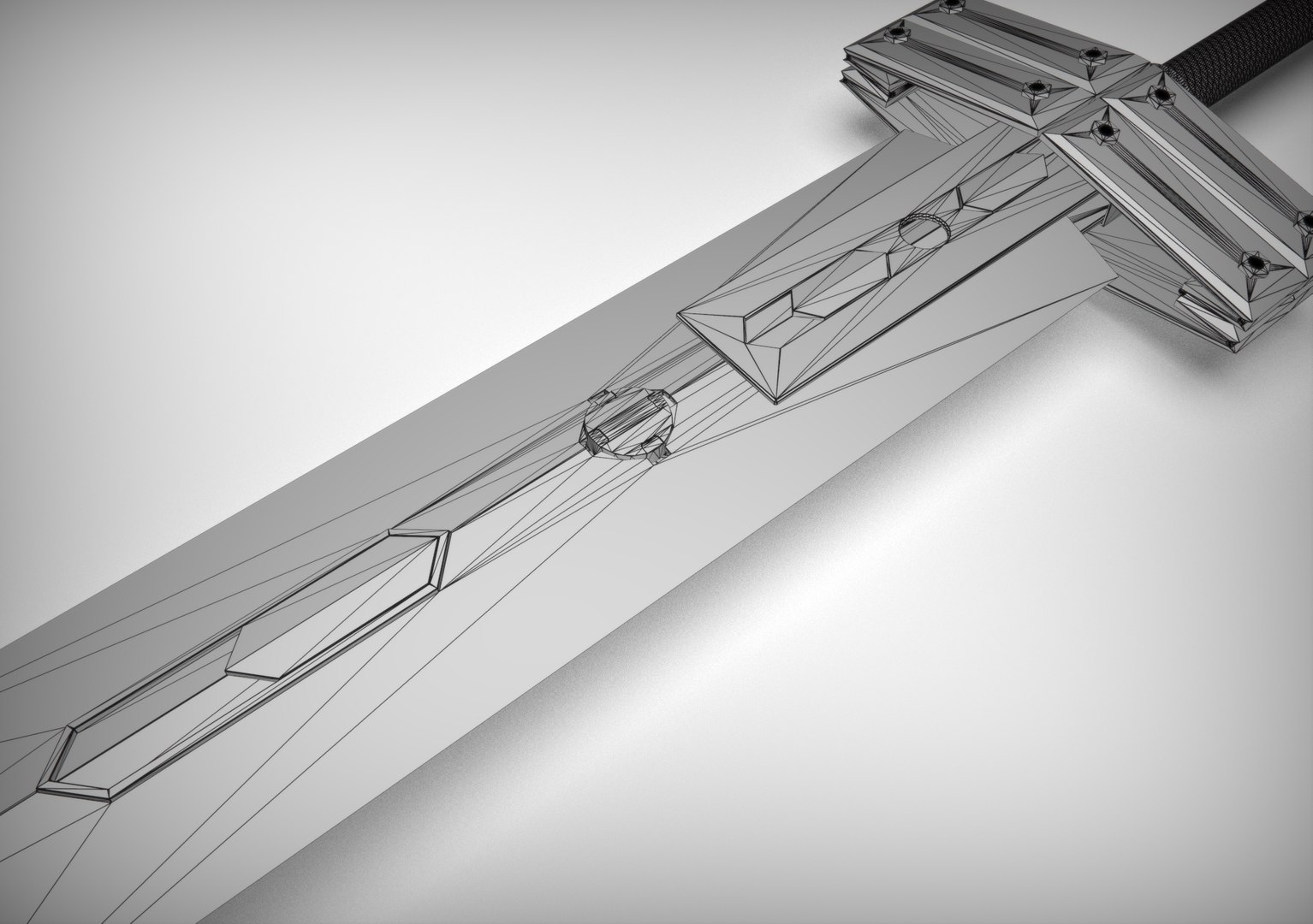 3D sword fusion center model - TurboSquid 1539874