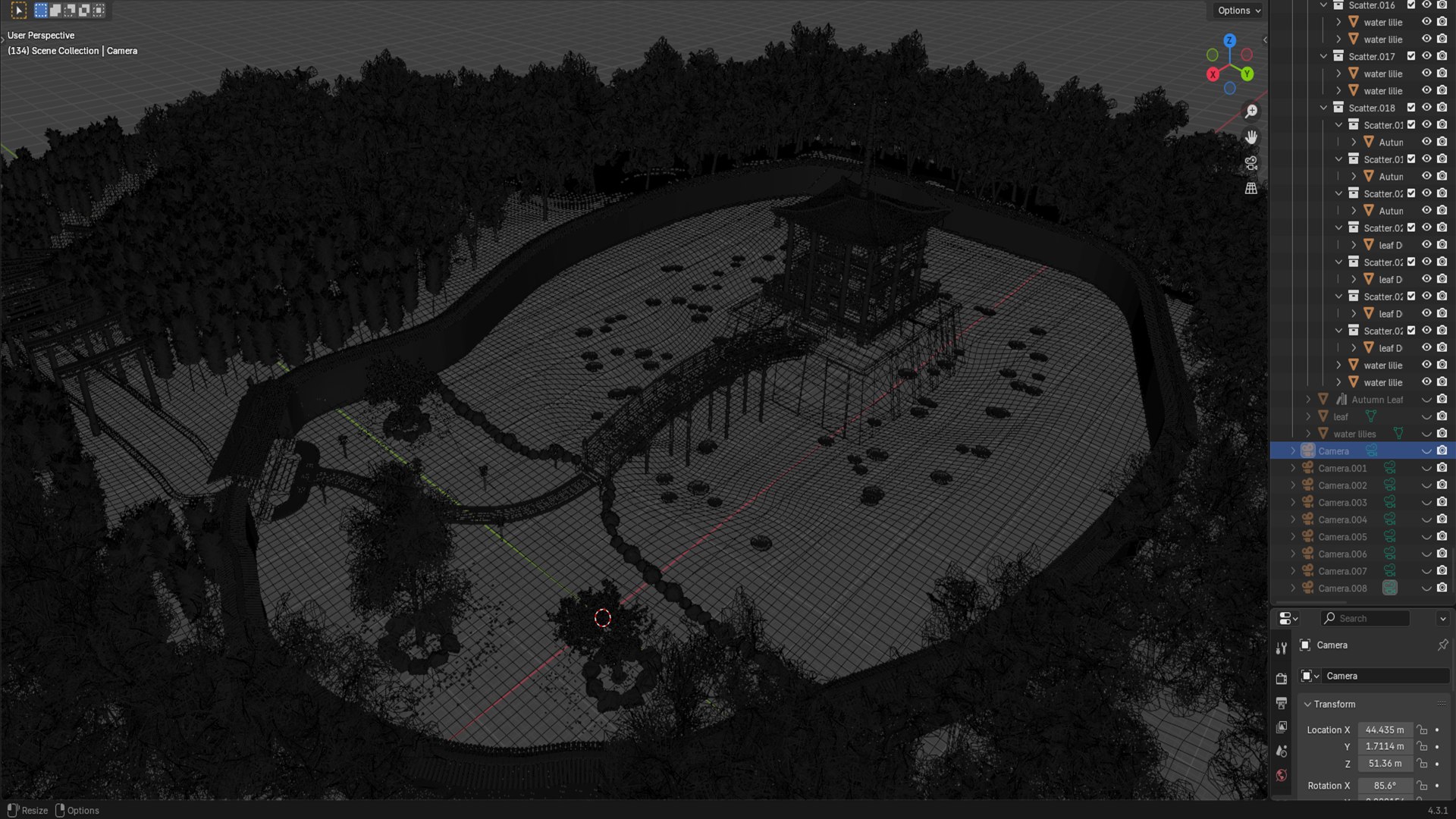 Japanese Temple Scene 3D - TurboSquid 2338828
