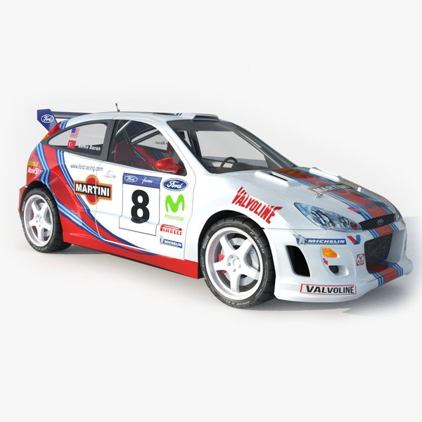 modèle 3D de Modèle Ford Focus WRC 2004 - TurboSquid 1996473