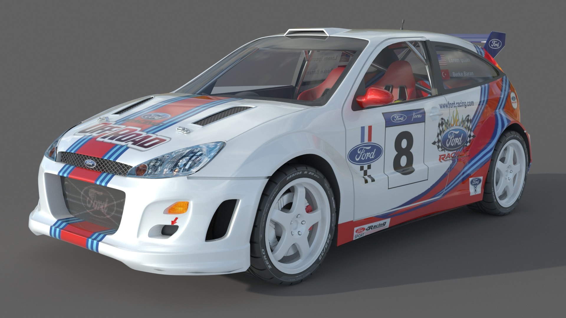 3D Ford Focus WRC 2004 Model - TurboSquid 1996473