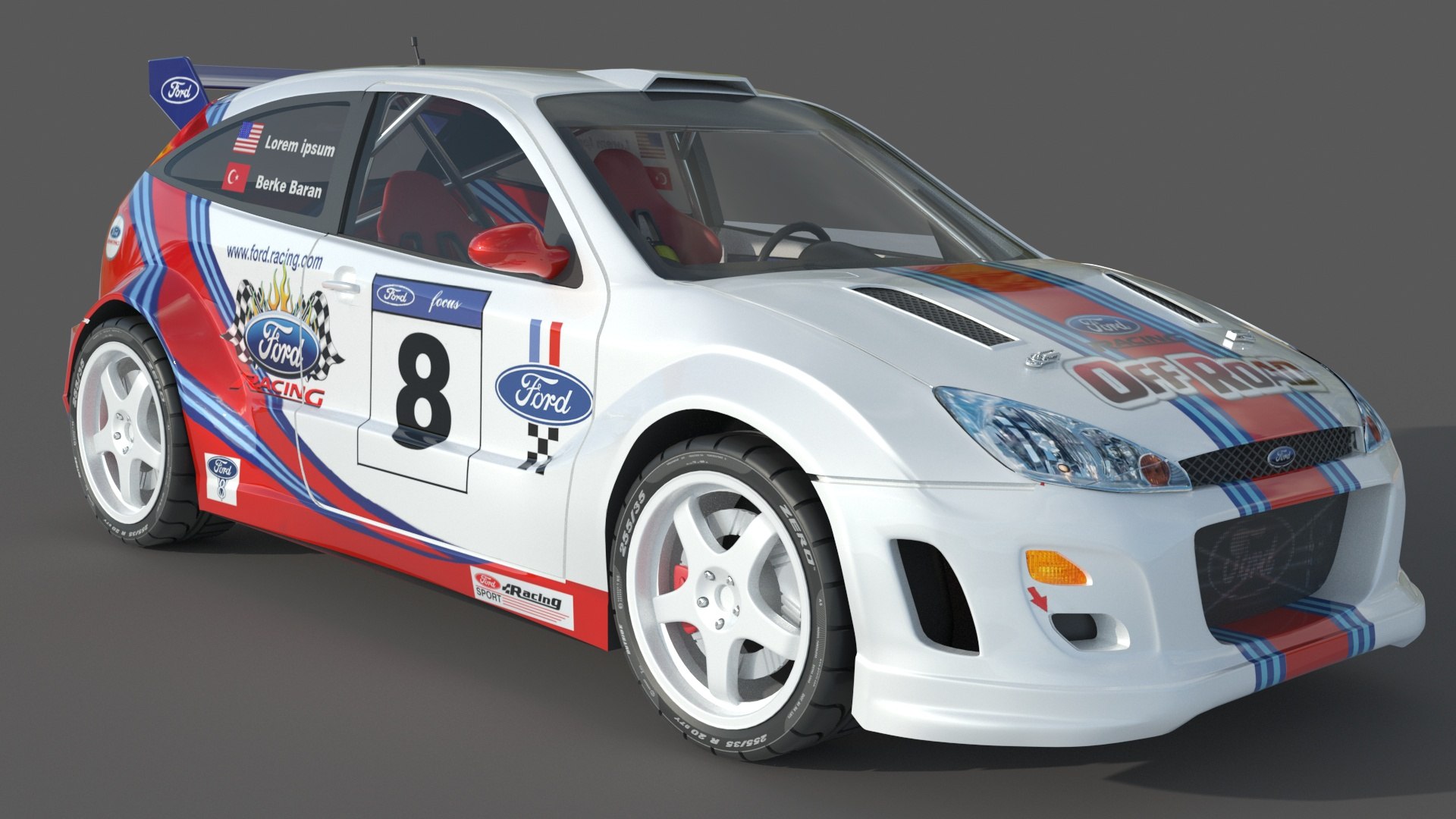 3D Ford Focus WRC 2004 Model - TurboSquid 1996473