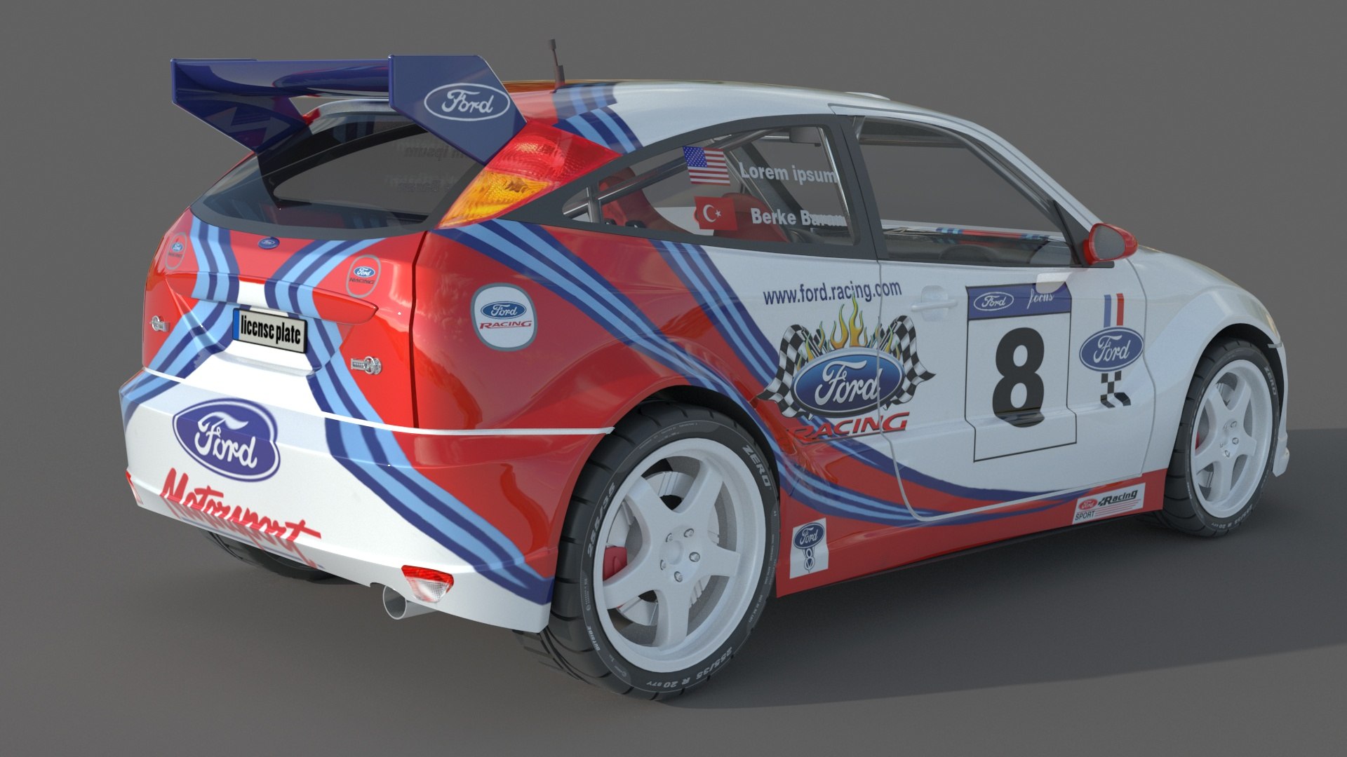 3D Ford Focus WRC 2004 Model - TurboSquid 1996473