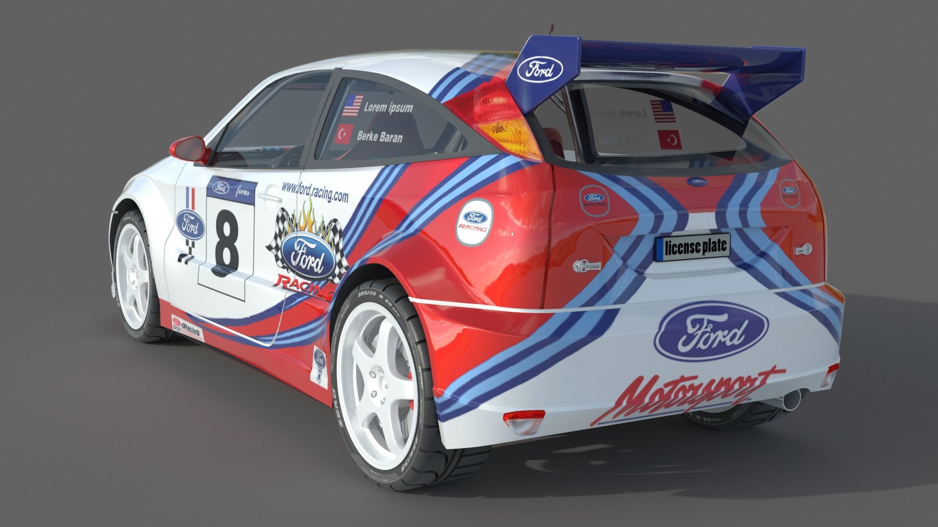 3D Ford Focus WRC 2004 Model - TurboSquid 1996473