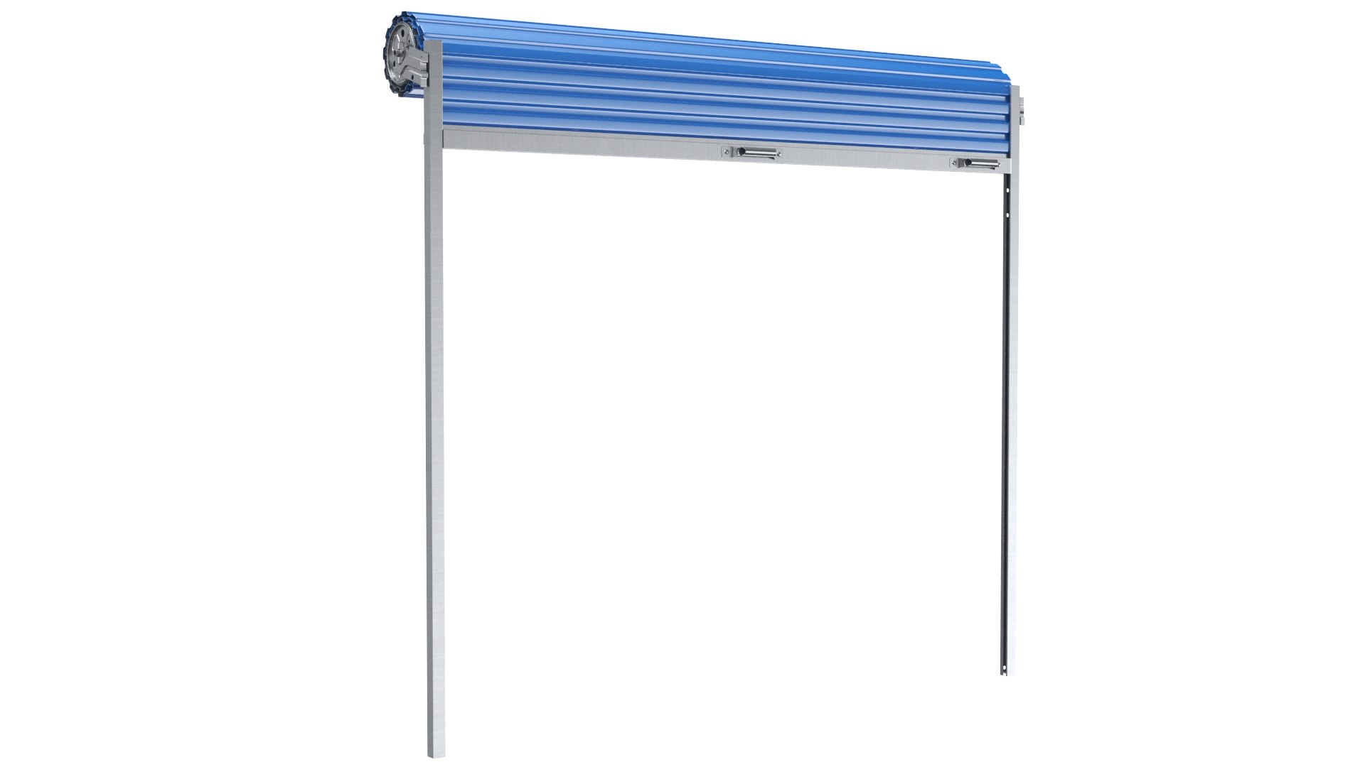 3D Model Opened Shutter Rolling Door - TurboSquid 1913295