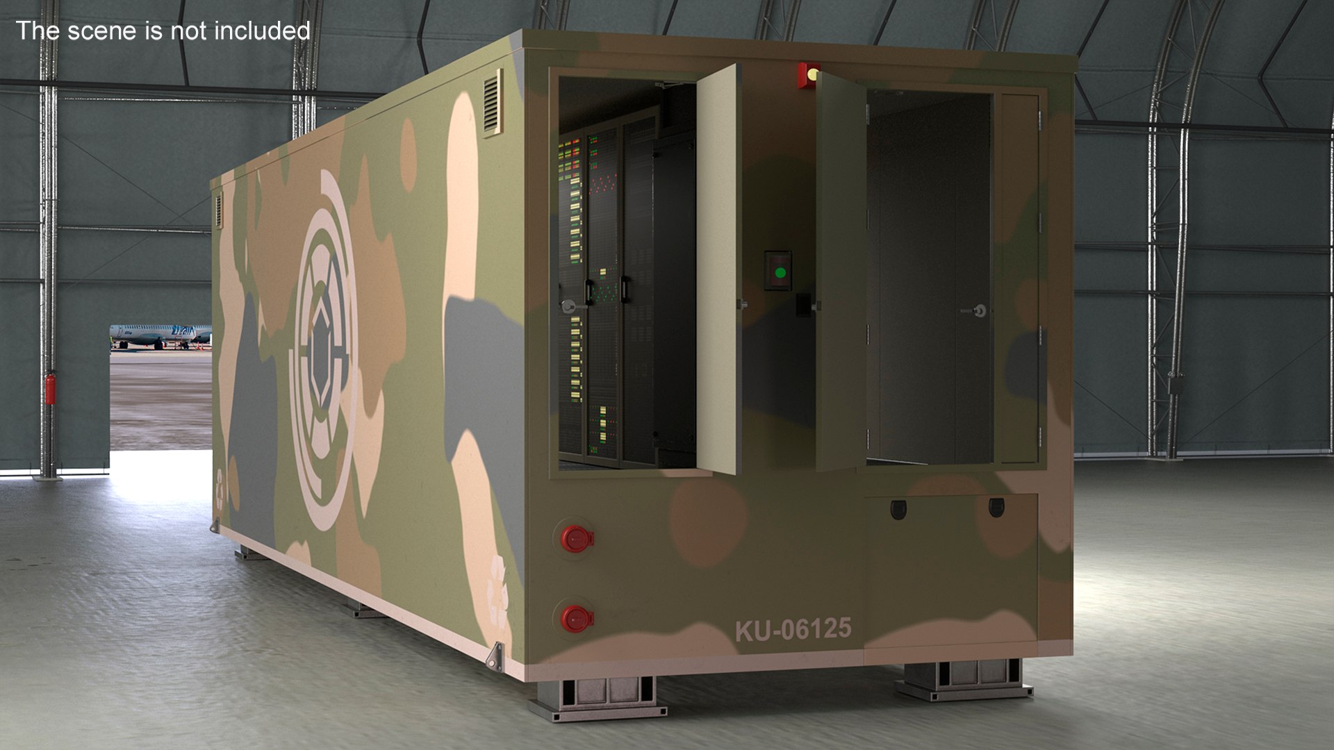 3D Military Data Center Container - TurboSquid 2155760