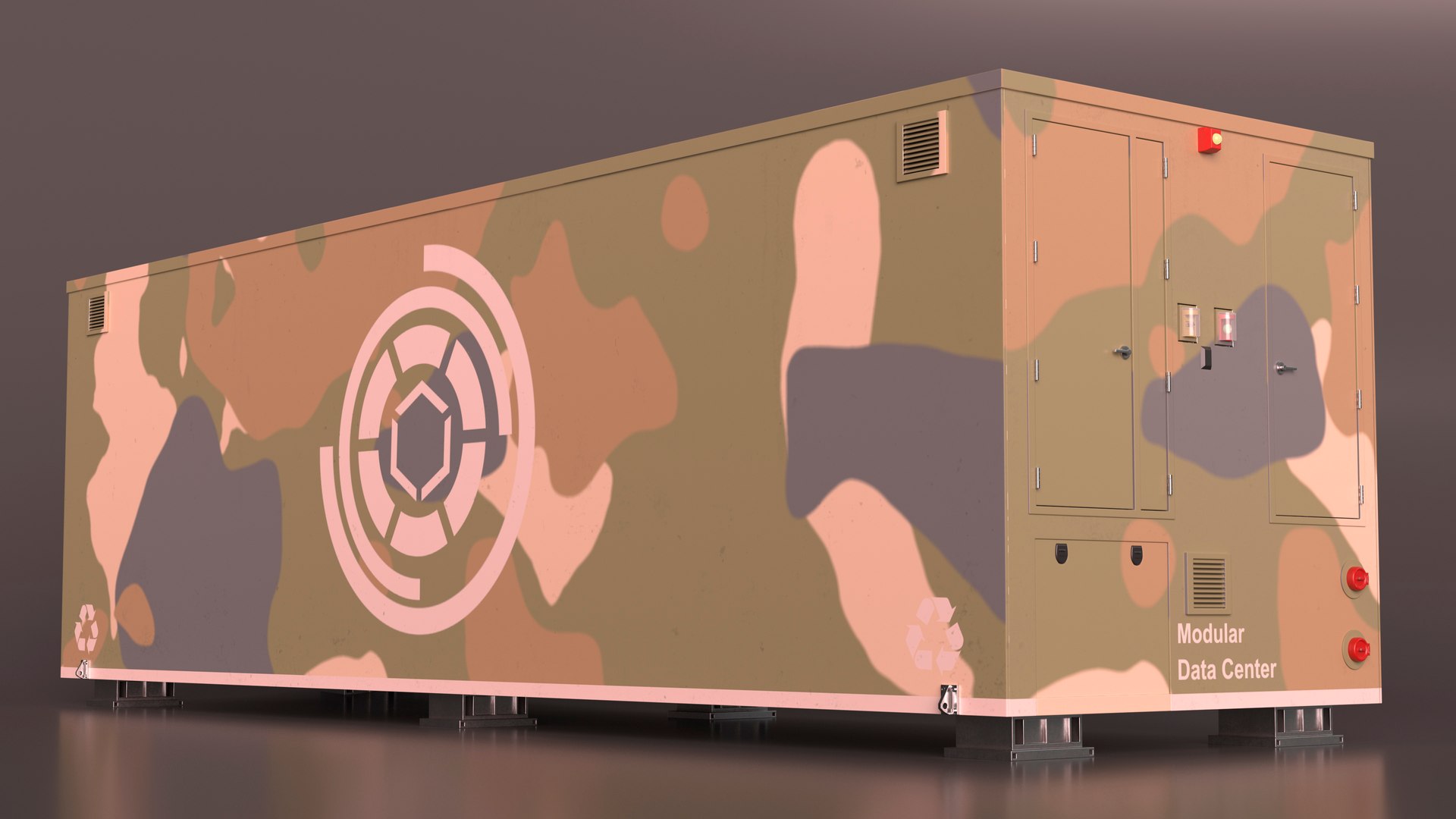 3D Military Data Center Container - TurboSquid 2155760