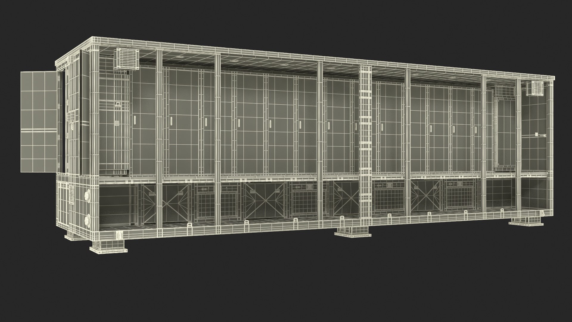 3D Military Data Center Container - TurboSquid 2155760