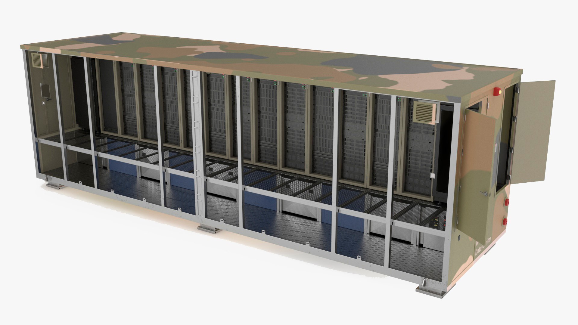 3D Military Data Center Container - TurboSquid 2155760