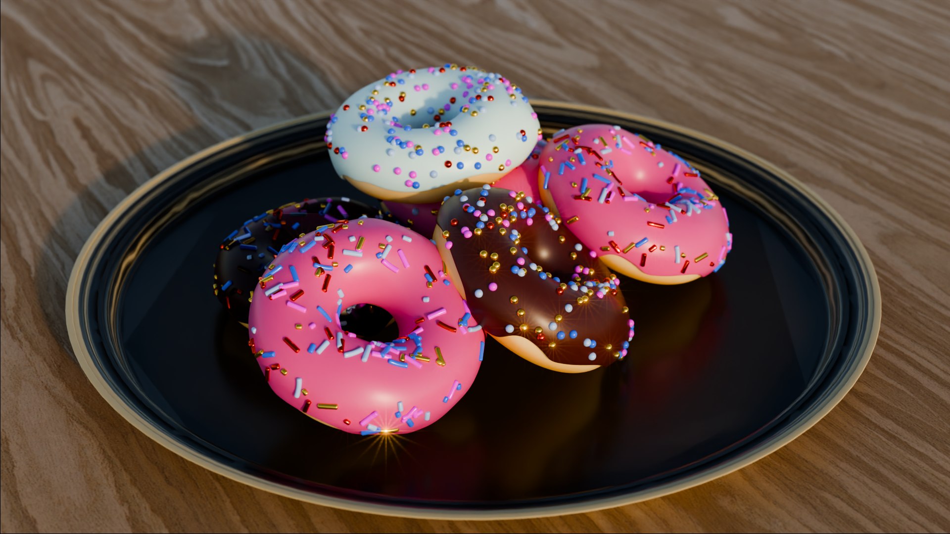 Donuts 3D Model - TurboSquid 2238555