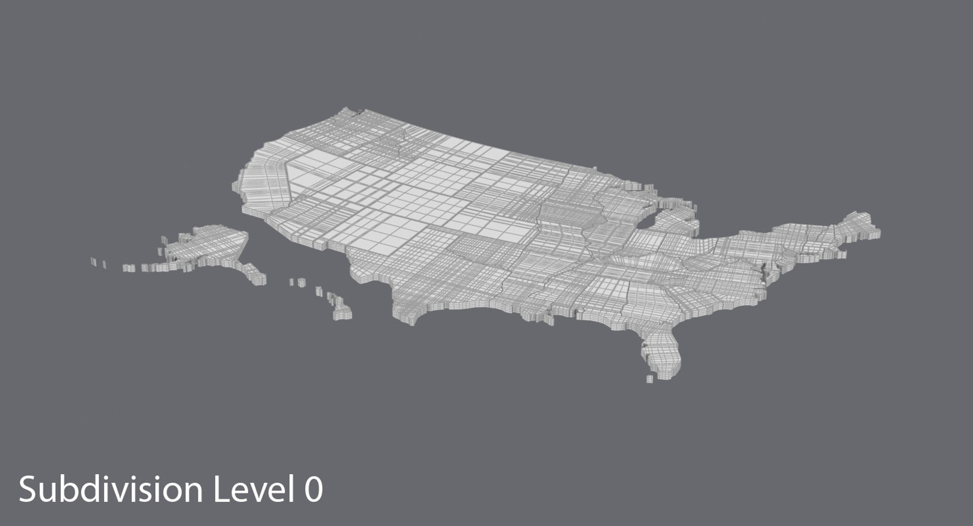 Country States 3d Model