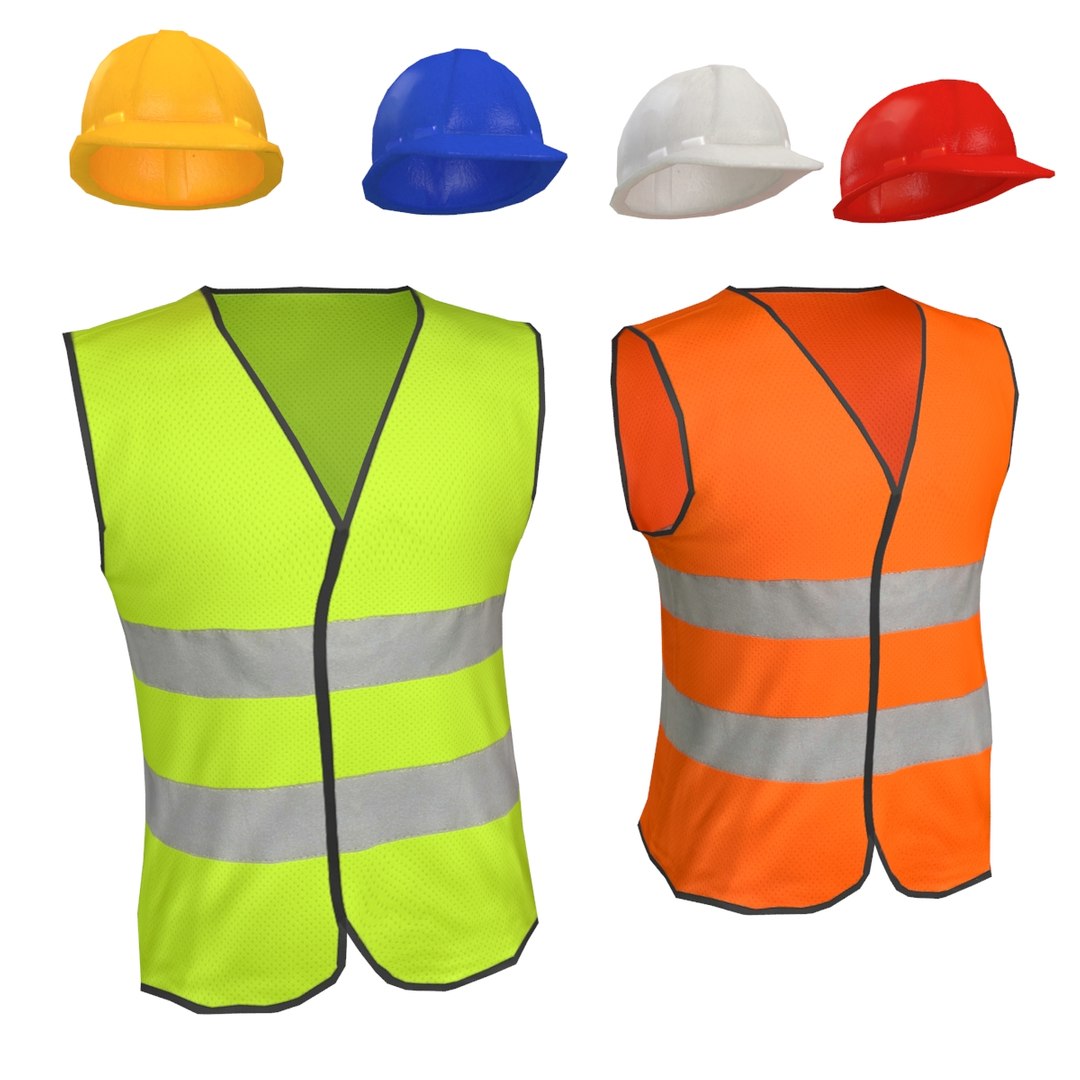 Engineer Helmet Man 3D - TurboSquid 1373904