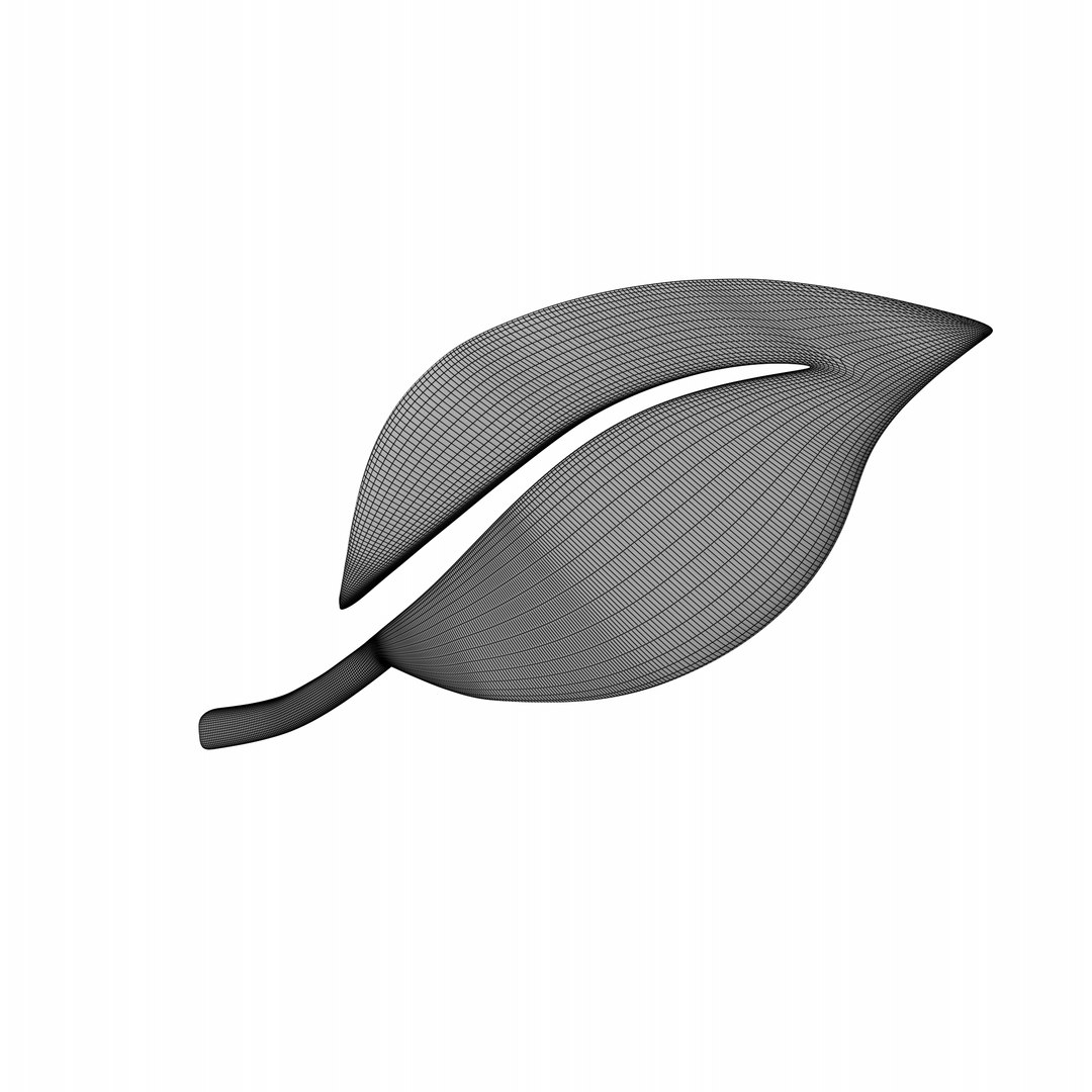 Gold Leaf Symbol 3D Model - TurboSquid 2316612