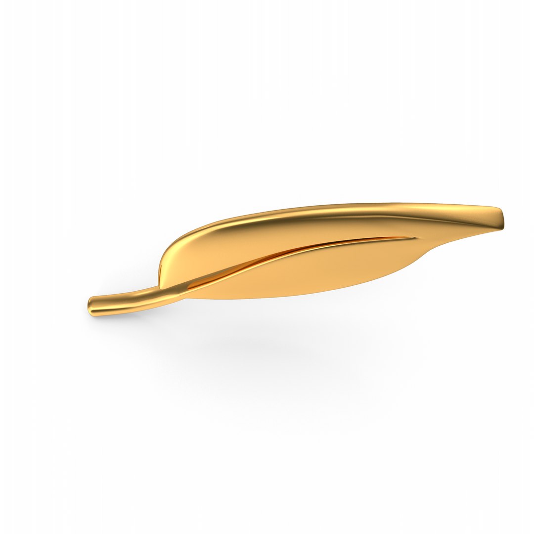 Gold Leaf Symbol 3D Model - TurboSquid 2316612