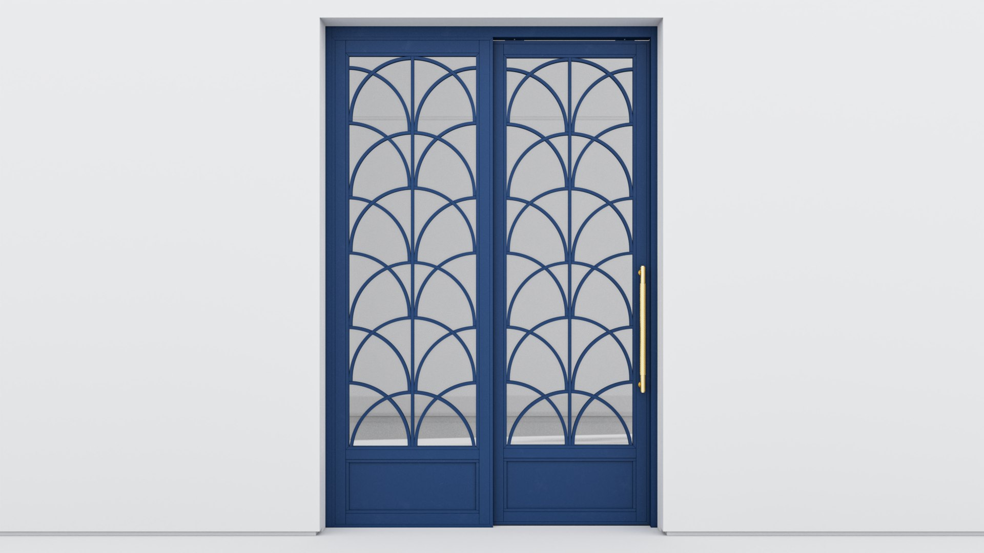 3D Aluminium Door 365 Model - TurboSquid 2071404