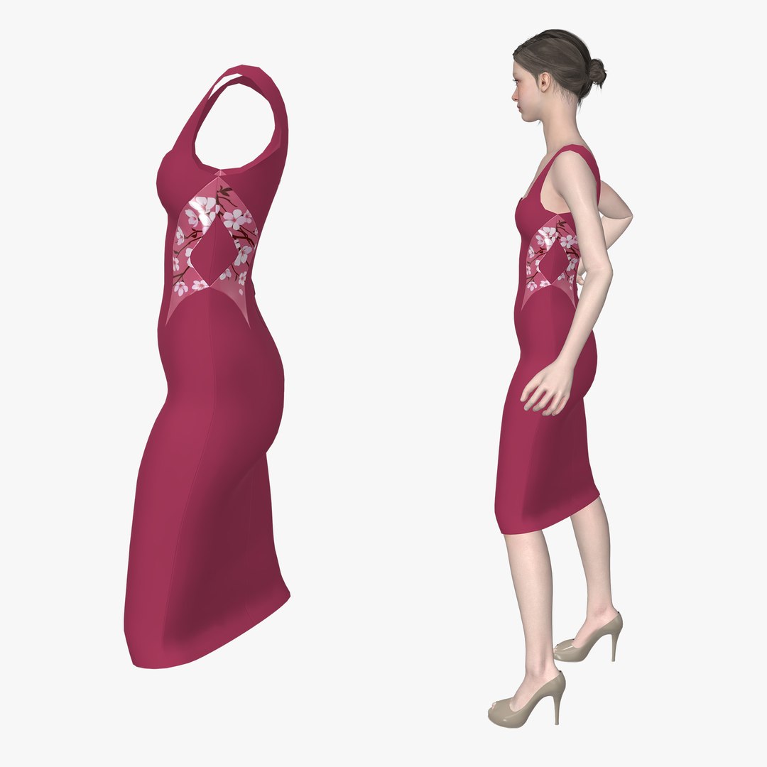 3D Queen Anne Dress Marvelous Designer Or Clo3D ZPRJ Model - TurboSquid ...