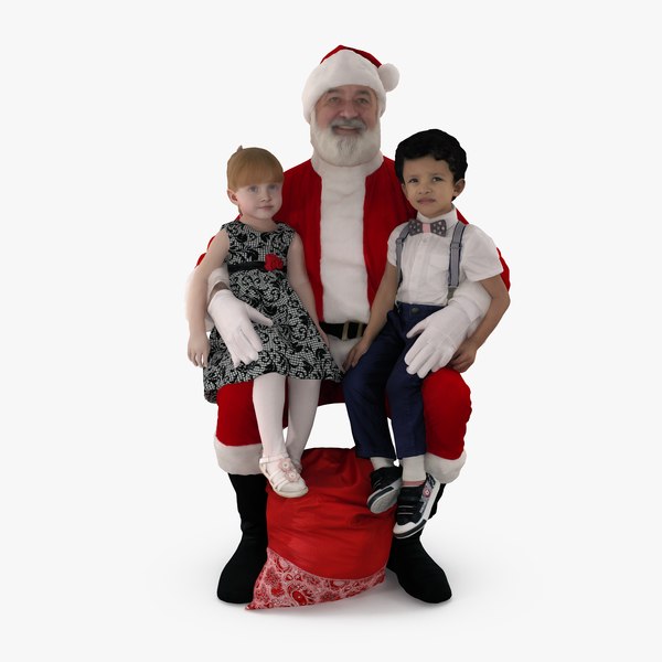 Santa human 3D model | 1143634 | TurboSquid