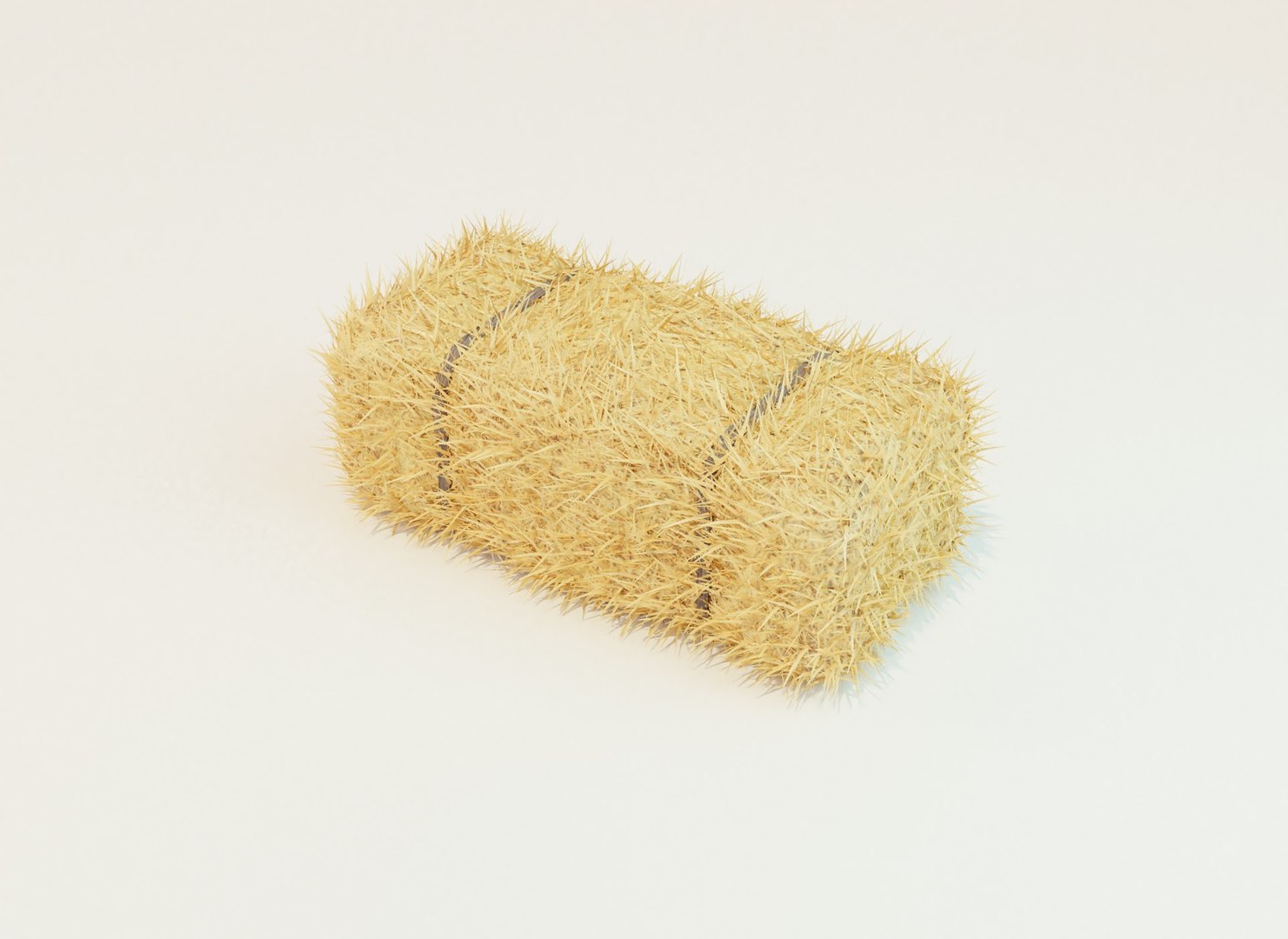3D Square Hay Bale Model - TurboSquid 1665717
