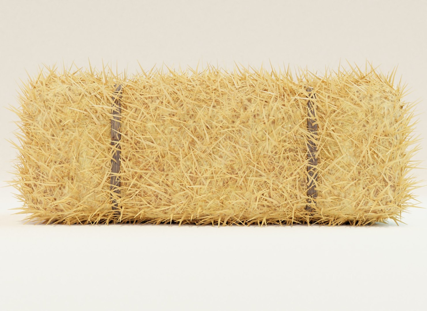 3D Square Hay Bale Model - TurboSquid 1665717