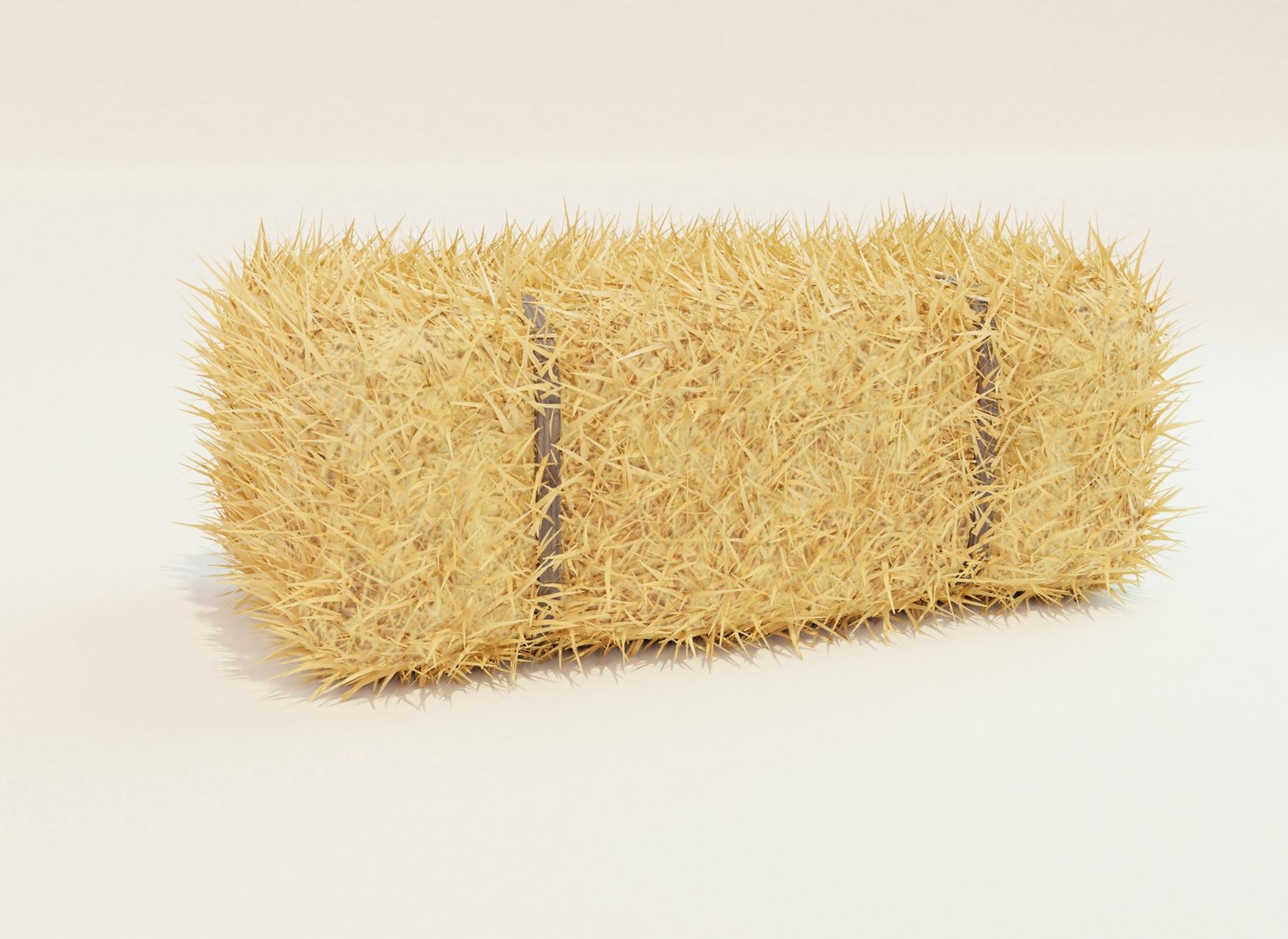 3D Square Hay Bale Model - TurboSquid 1665717
