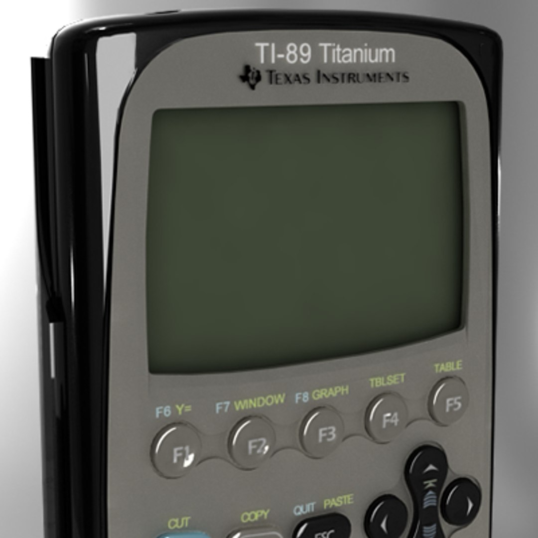 3d Ti-89 Calculator Model