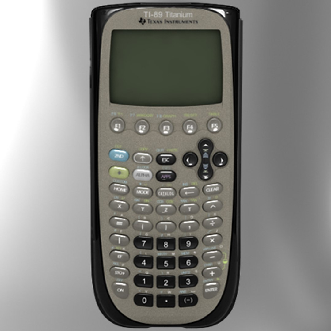 3d Ti-89 Calculator Model