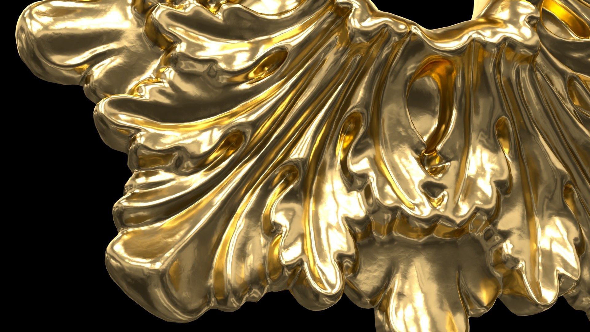 3D Ceiling Sockets Gypsum Plaster DR218 model - TurboSquid 2014448