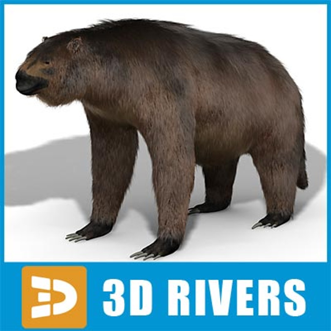 3d Model Giant Megatherium