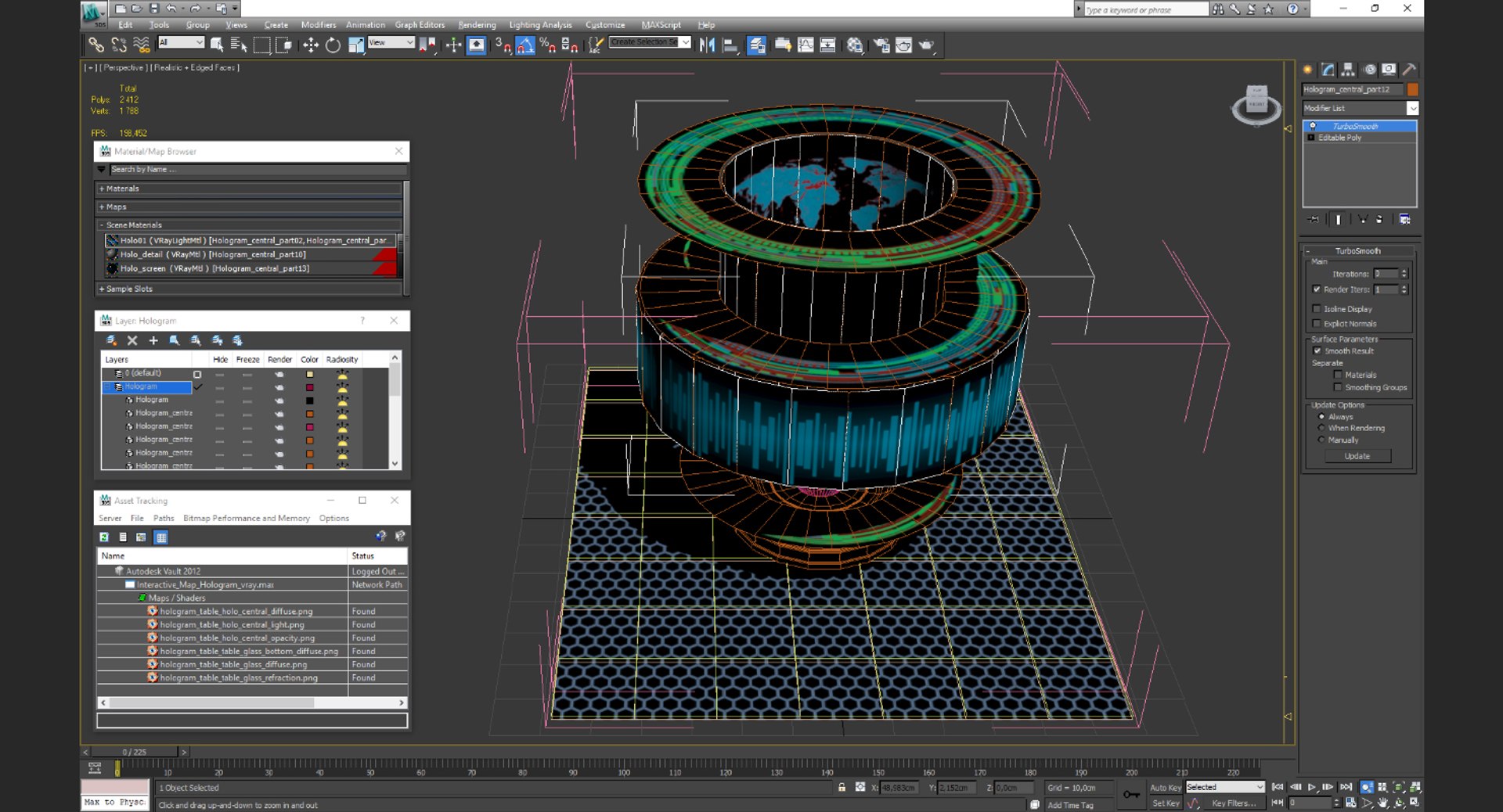 3D Interactive Hologram Mapped Model - TurboSquid 1536503