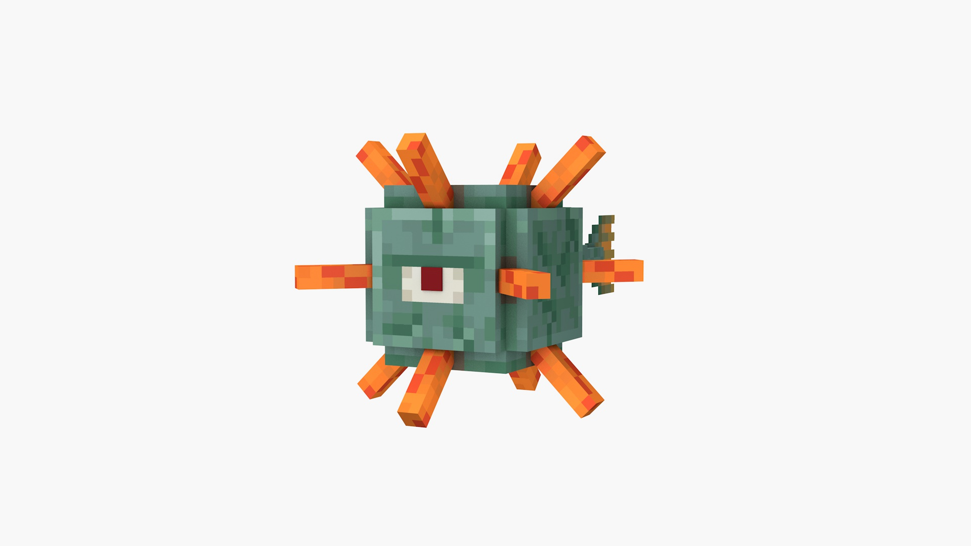 3D Model Guardian Minecraft - TurboSquid 2364661