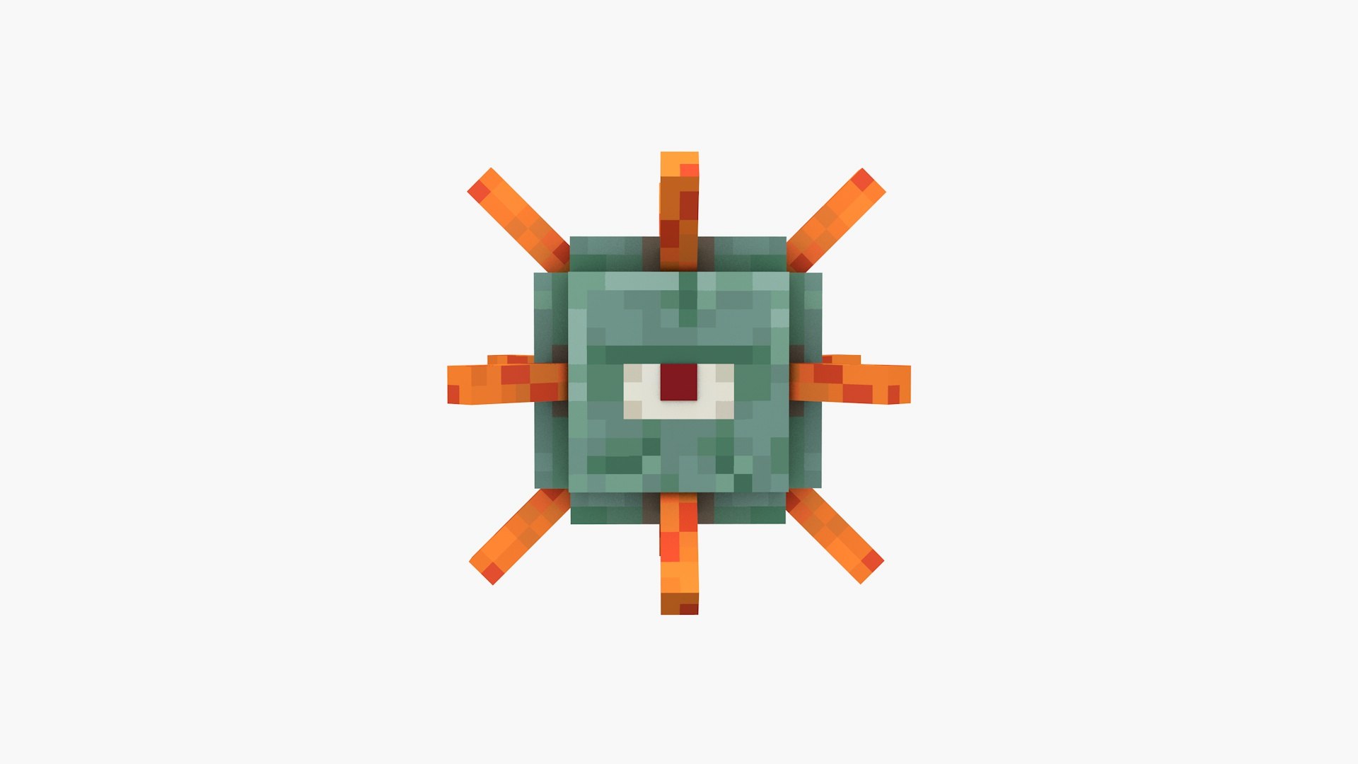 3D Model Guardian Minecraft - TurboSquid 2364661