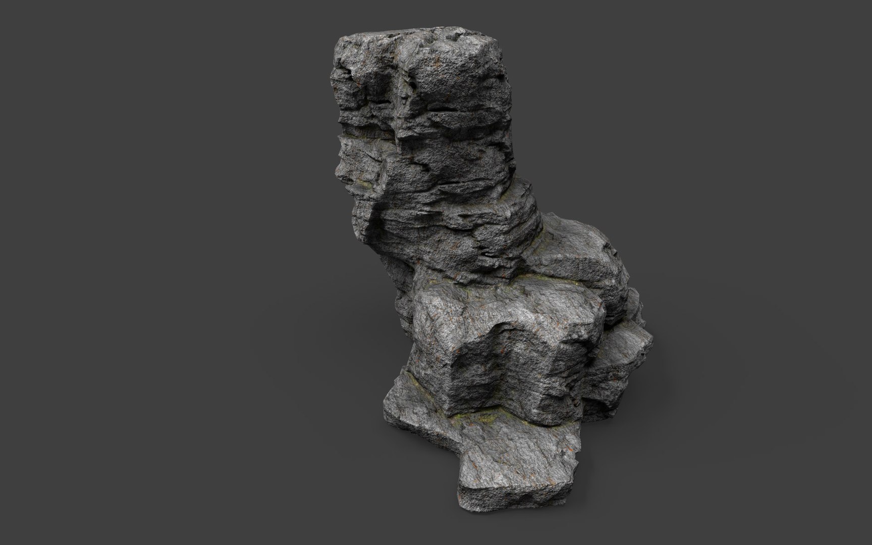 Rock Cliff 3D - TurboSquid 1621003