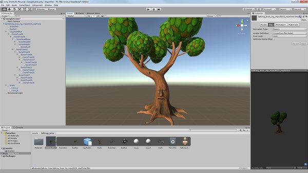 Cartoon talking tree rigged model - TurboSquid 1426007
