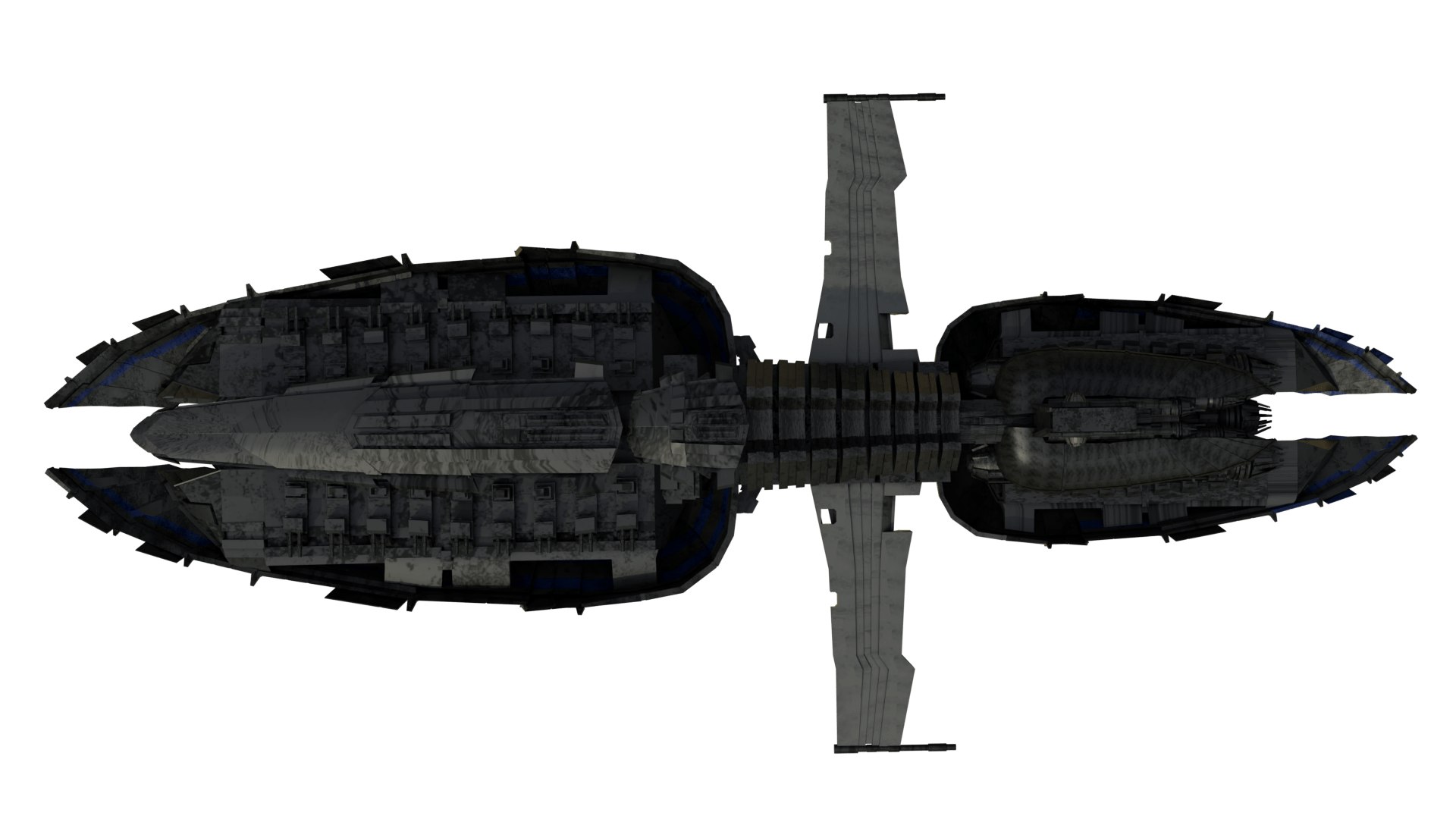 S-Class Spaceship Brigate Model - TurboSquid 2144028