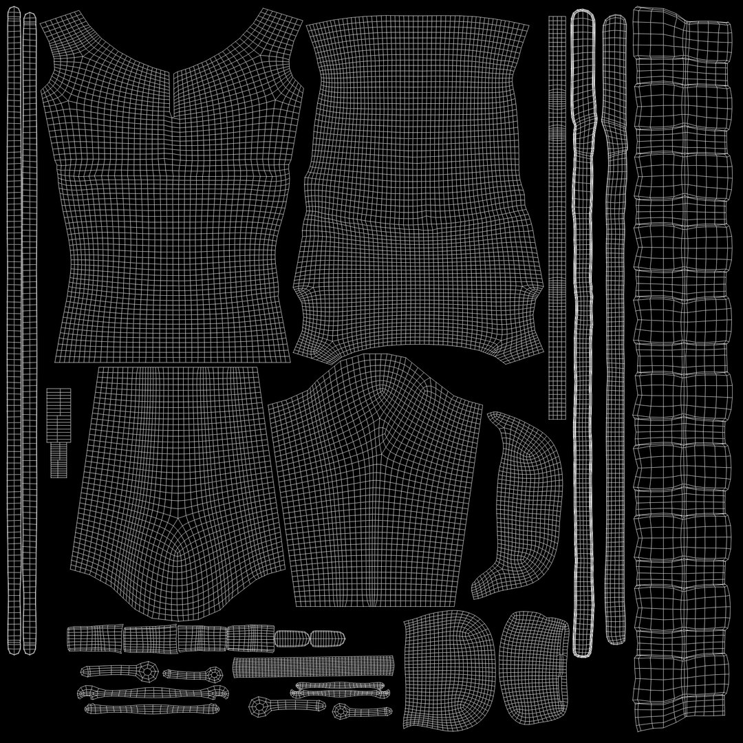 Full Fantasy Medieval Warrior Full Outfit Model - TurboSquid 2004893