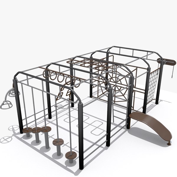 Parcourse Fitness Gym Equipment 3D - TurboSquid 1756168