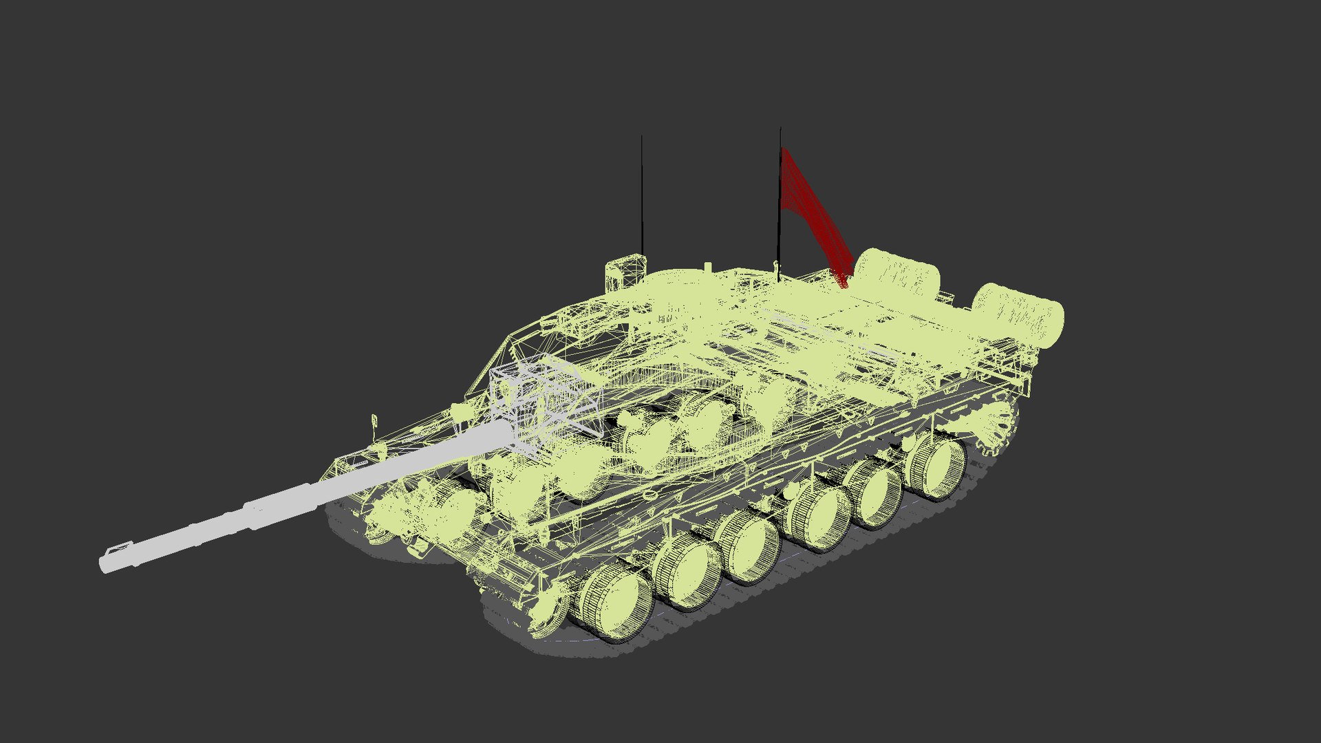 Challenger II Blender 4 3D - TurboSquid 2260580