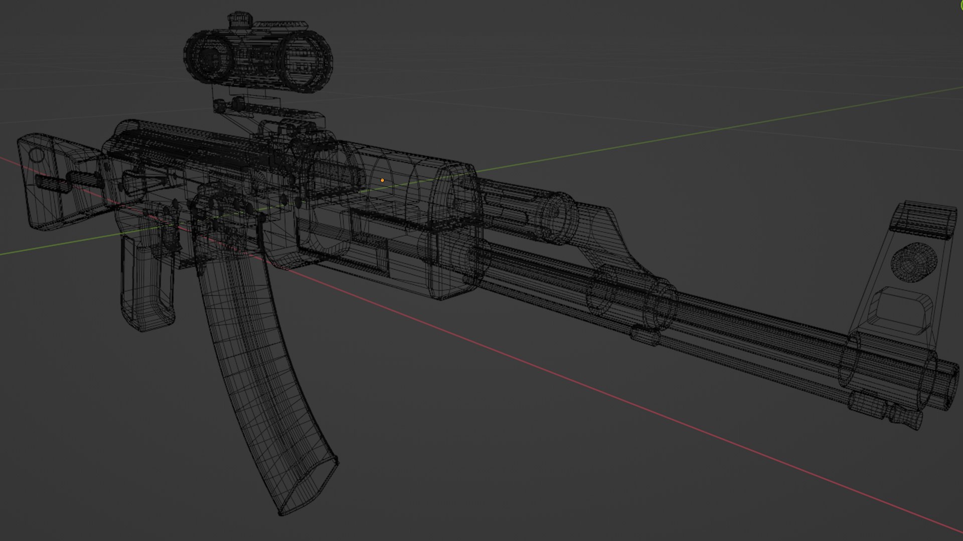 3D AK-74 - TurboSquid 2275797