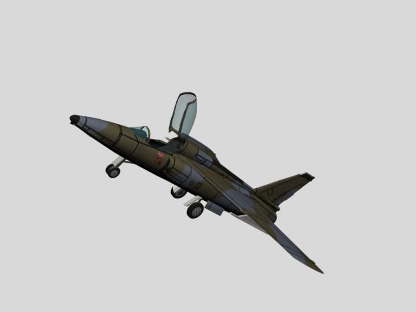 Folland Gnat 3d Max