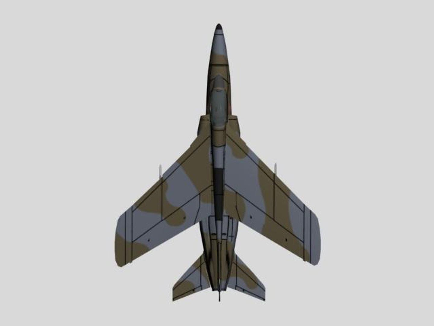 Folland Gnat 3d Max