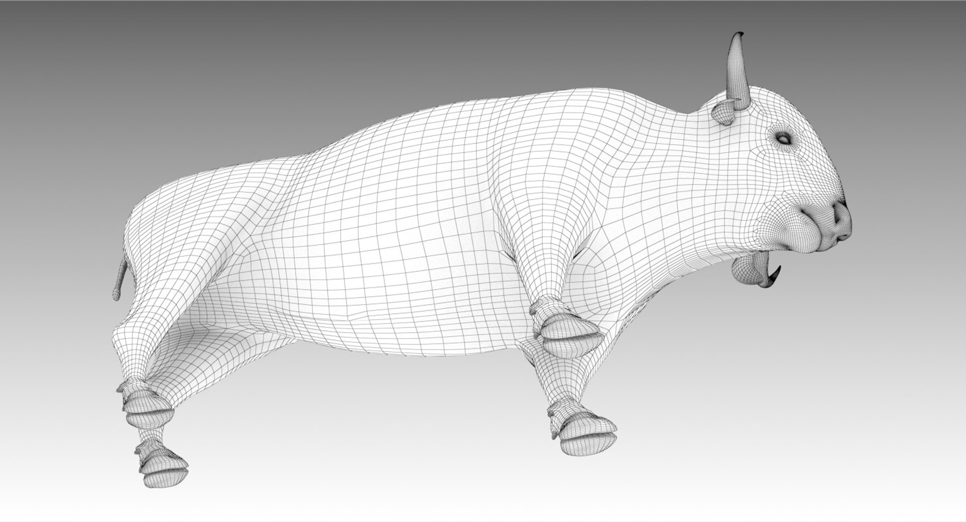 3D Bison Fur Rig - TurboSquid 1296663