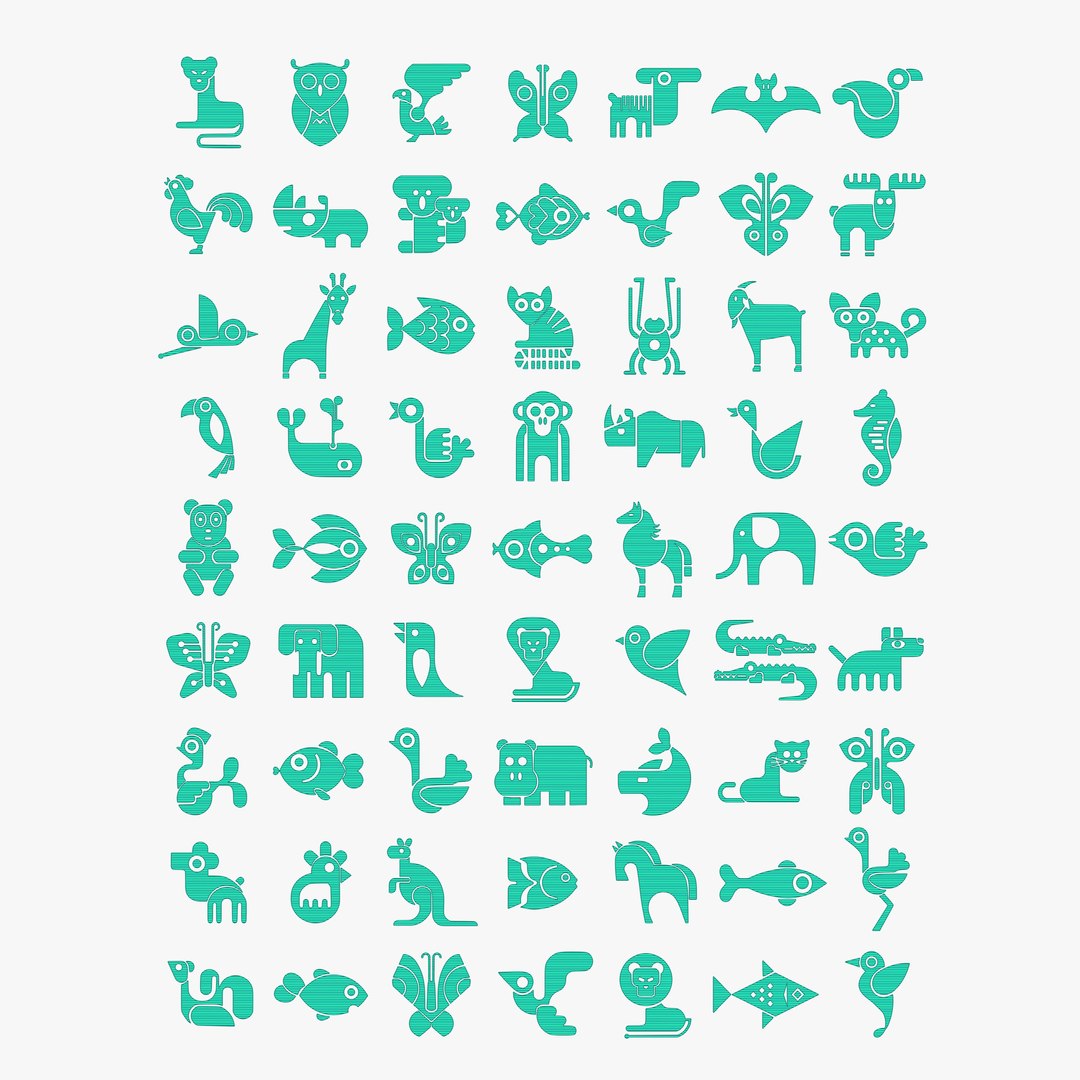 3D Symbols Part N3 Model - TurboSquid 2031730