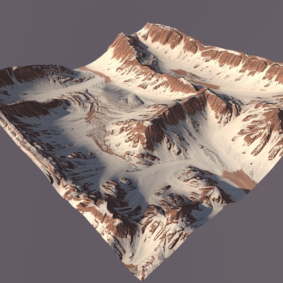 Mountain Games Maps 3d Model