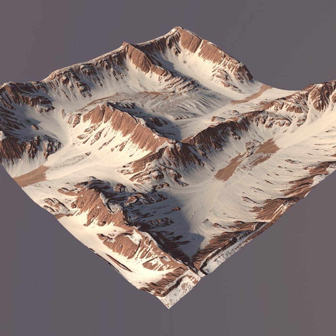 Mountain Games Maps 3d Model
