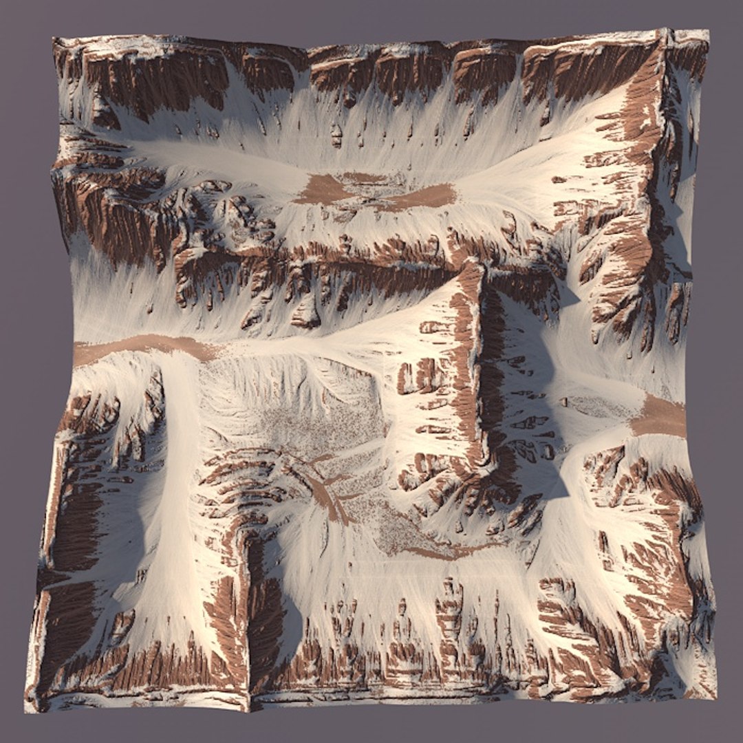 Mountain Games Maps 3d Model